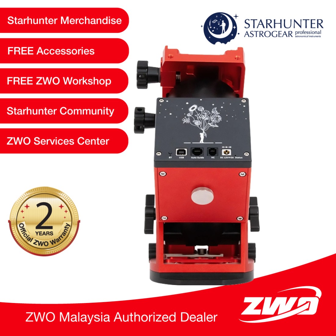 ZWO AM5N Mount & Tc40 Tripod ZWO Malaysia Authorized Dealer